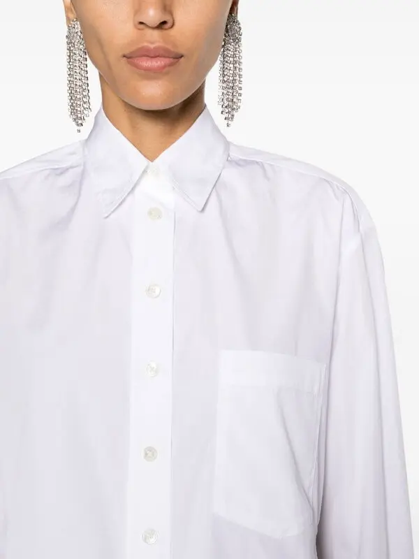 Isabel Marant Étoile Fleora Cropped Shirt - White