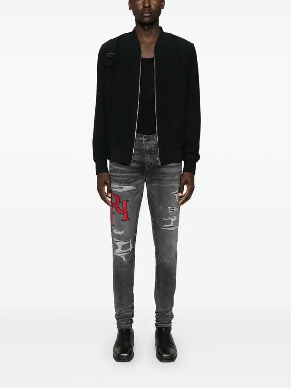 Amiri Distressed Skinny Jeans