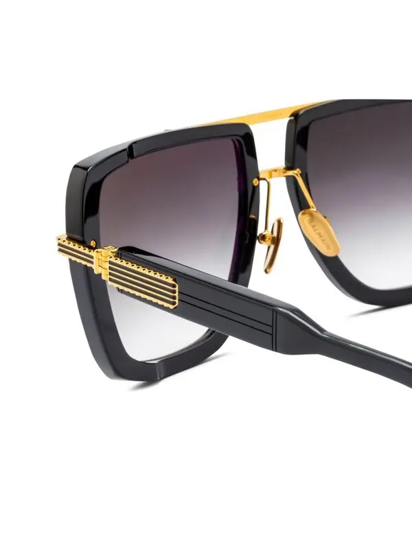 Balmain Soldier Pilot-frame Sunglasses