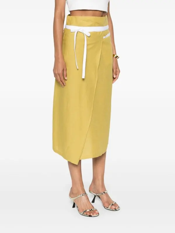 Fabiana Filippi Wraparound Midi Skirt