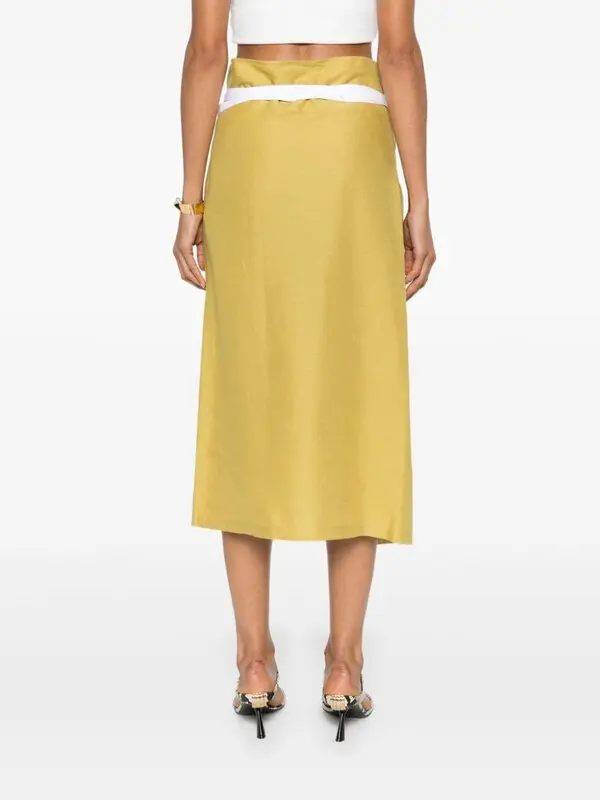 Fabiana Filippi Wraparound Midi Skirt