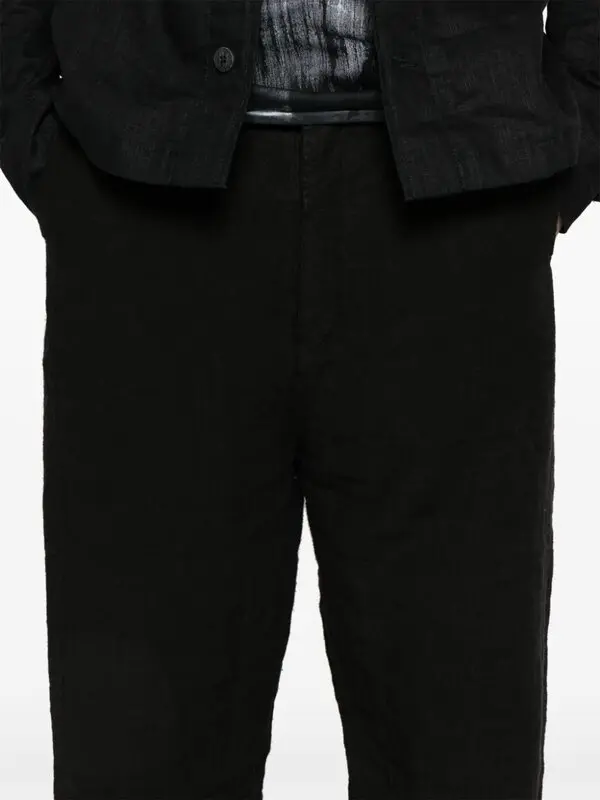 POÈME BOHÉMIEN Mid-rise Drop-crotch Trousers