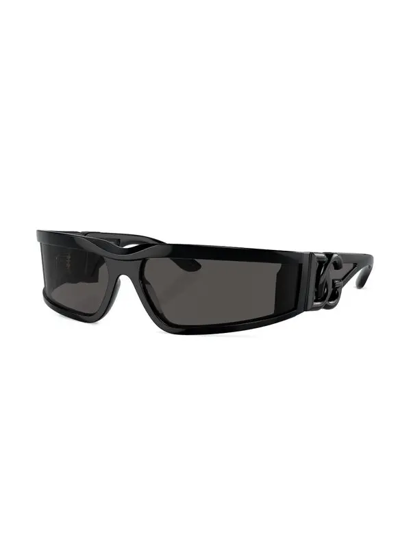 Dolce & Gabbana Logo Wraparound Sunglasses