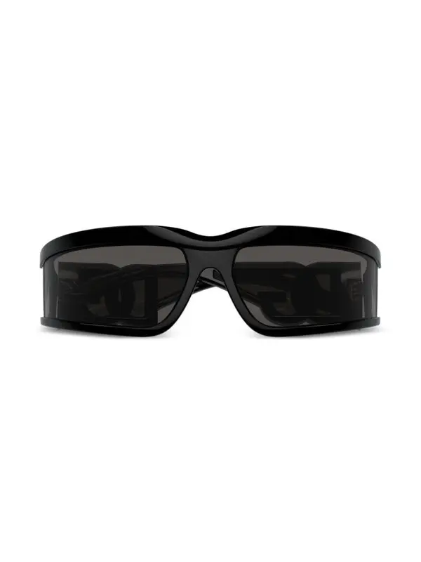 Dolce & Gabbana Logo Wraparound Sunglasses