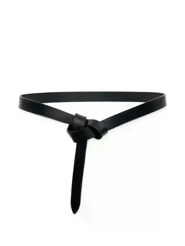 Isabel Marant Étoile Kirka Leather Belt - Ebony