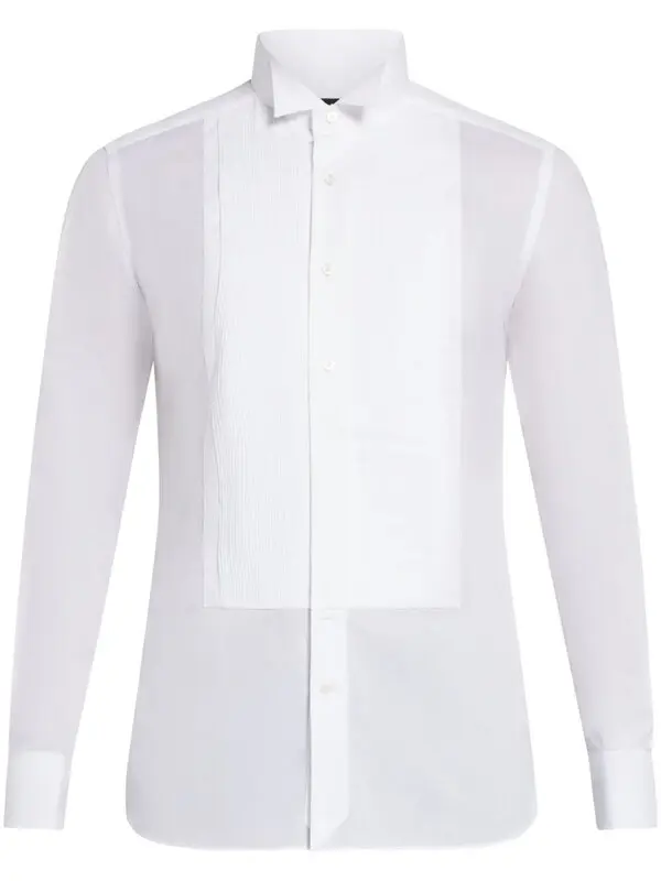 TOM FORD Pintuck Long-sleeve Shirt