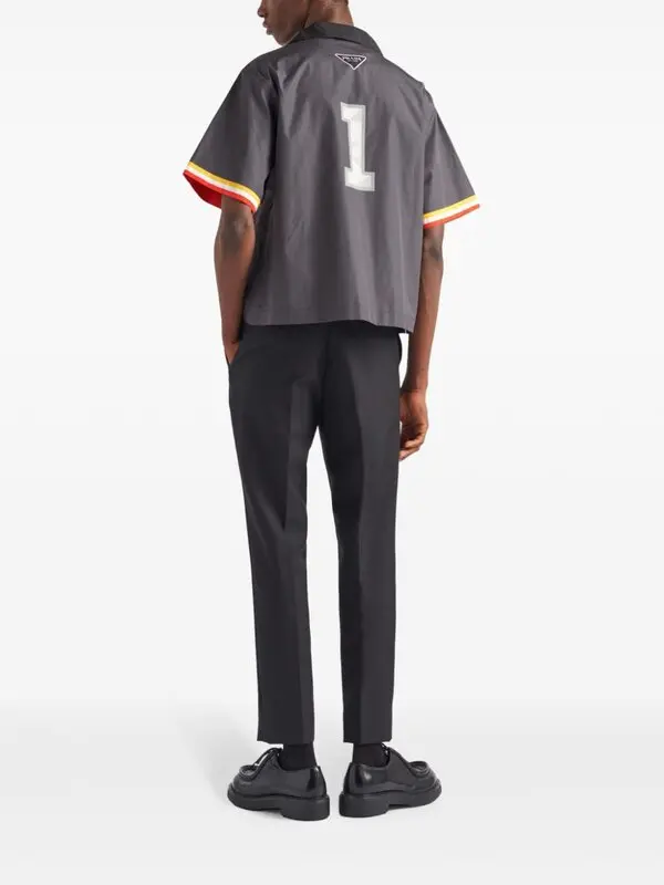 Prada Short-sleeve Cotton Shirt