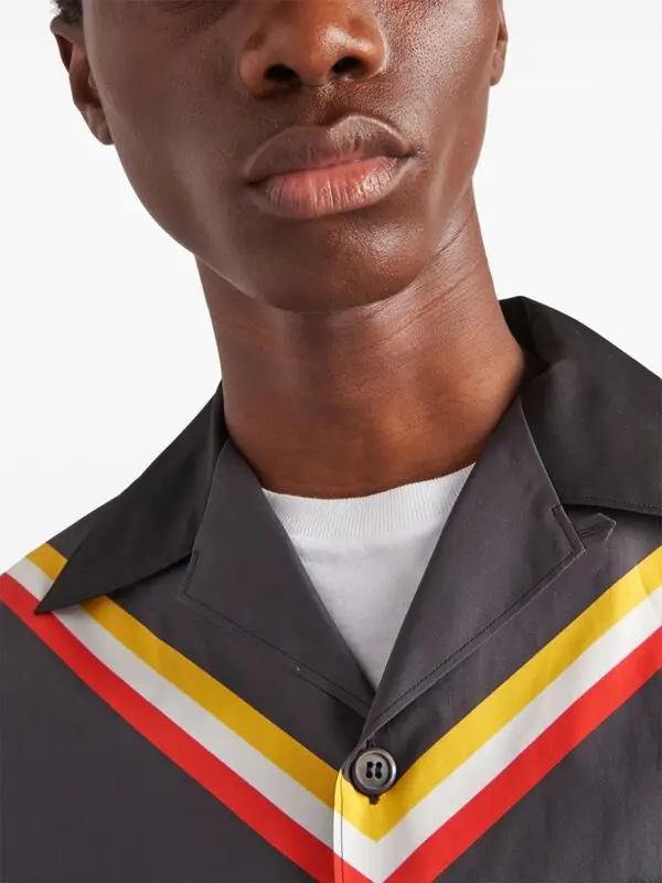 Prada Short-sleeve Cotton Shirt