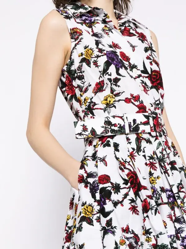 Samantha Sung Claire Floral-print Dress