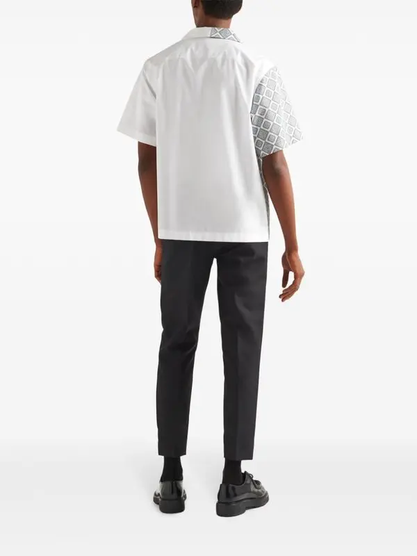 Prada Double Match Cotton Shirt