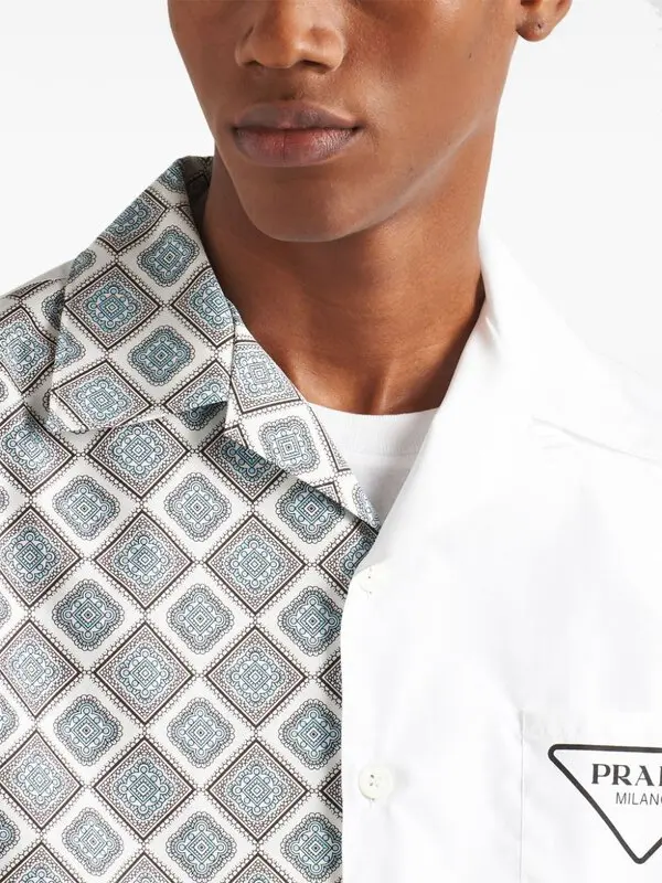 Prada Double Match Cotton Shirt