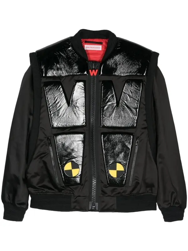 WALTER VAN BEIRENDONCK Crash Padded Bomber Jacket