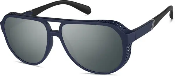 Zenni Aviator Full Rim Sunglasses - Navy