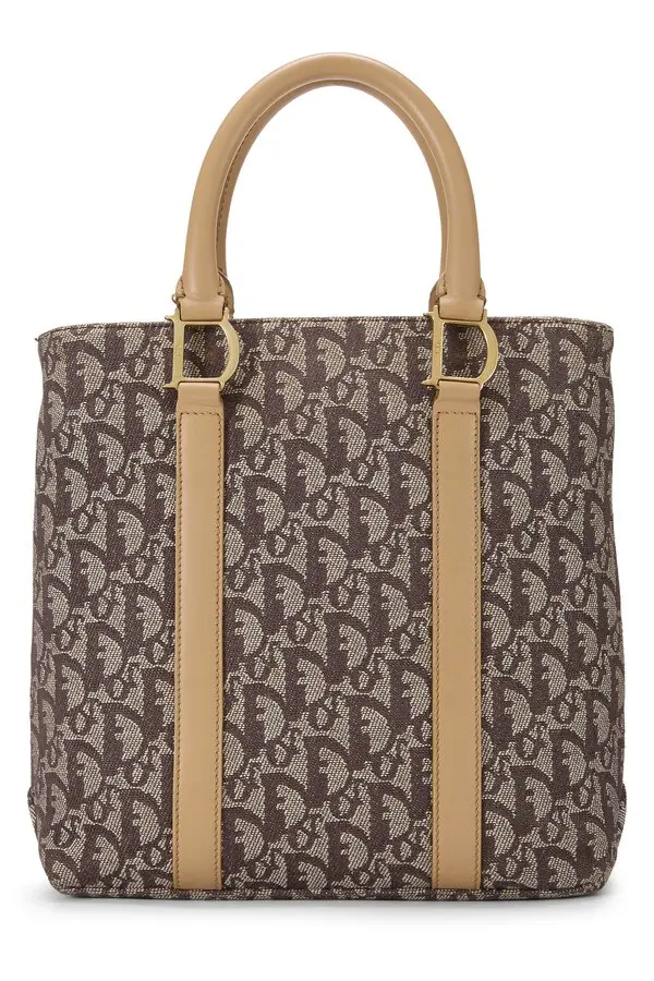 Dior Trotter Canvas Handbag - Brown