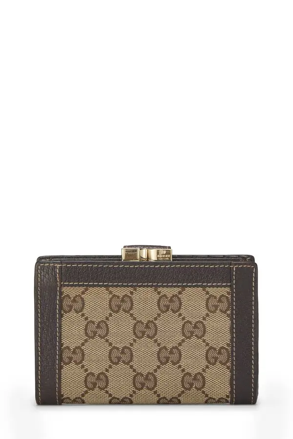 Gucci Original Gg Canvas French Wallet