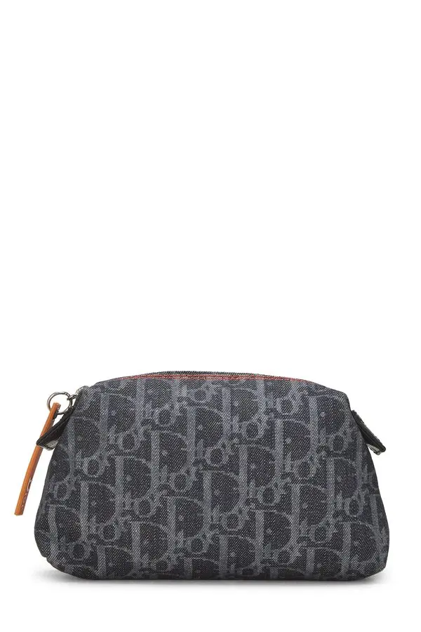 Dior Trotter Denim Flight Pouch - Blue