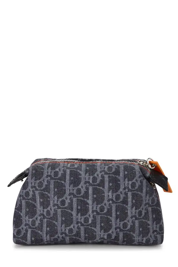 Dior Trotter Denim Flight Pouch - Blue