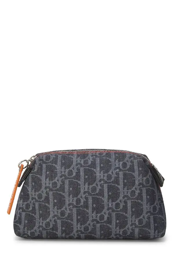 Dior Trotter Denim Flight Pouch - Navy