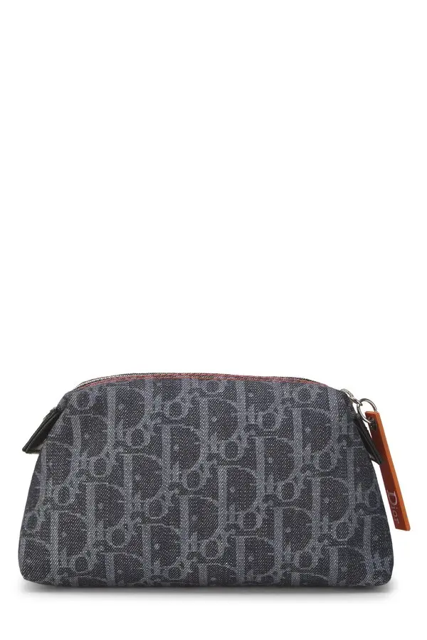 Dior Trotter Denim Flight Pouch - Navy