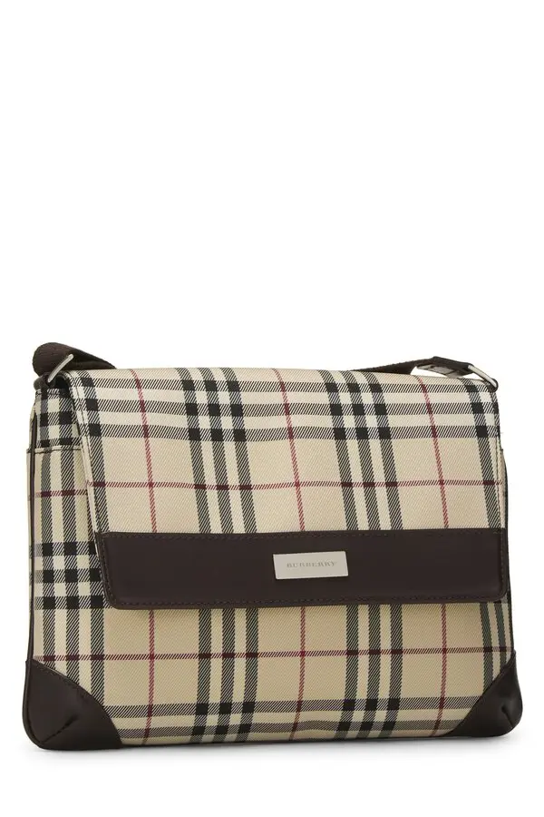 Burberry House Check Flap Messenger