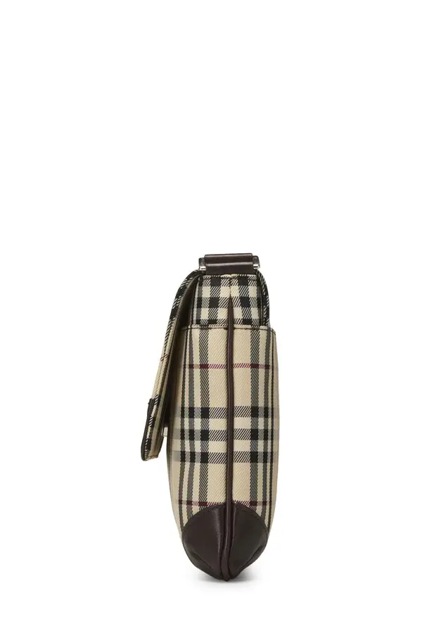 Burberry House Check Flap Messenger