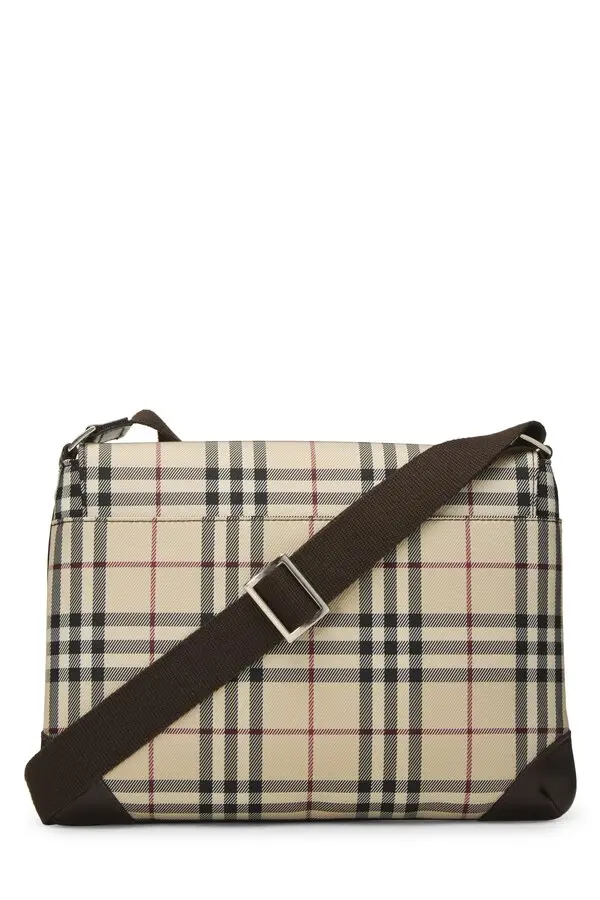 Burberry House Check Flap Messenger
