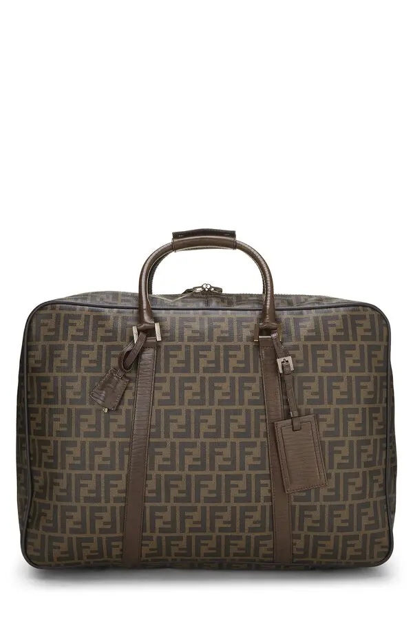 Fendi Coated Zucca Weekender - Brown