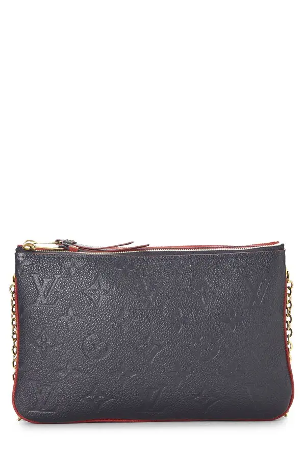 LOUIS VUITTON Color Empreinte Double Zip Pochette - Multi