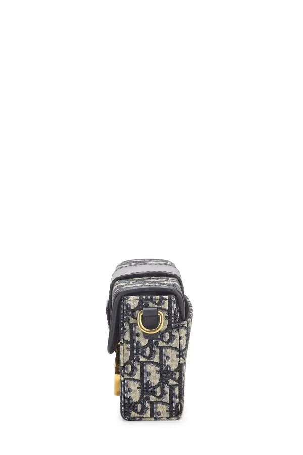 Dior Oblique Jacquard 30 Montaigne Box Bag - Navy