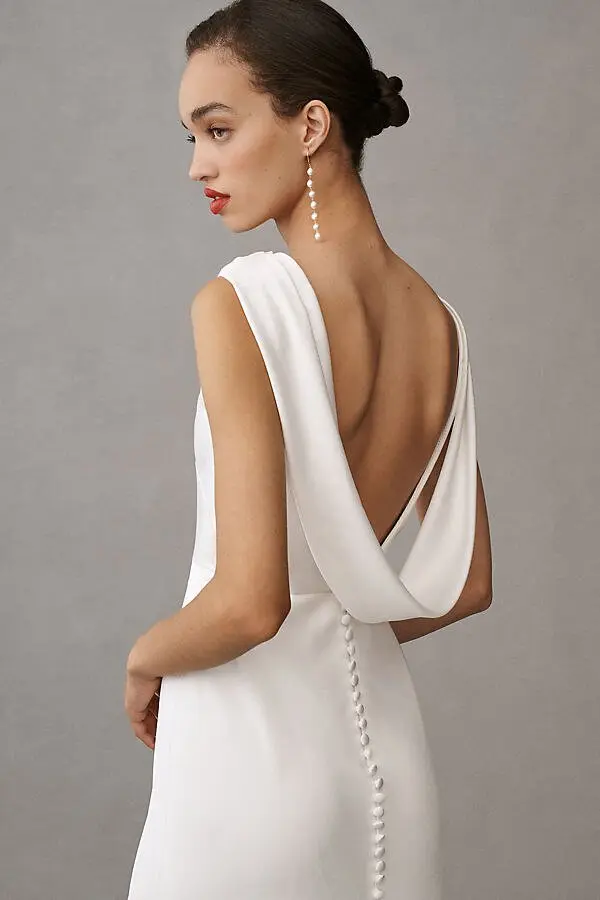 Jenny Yoo Nessa Satin Wedding Gown