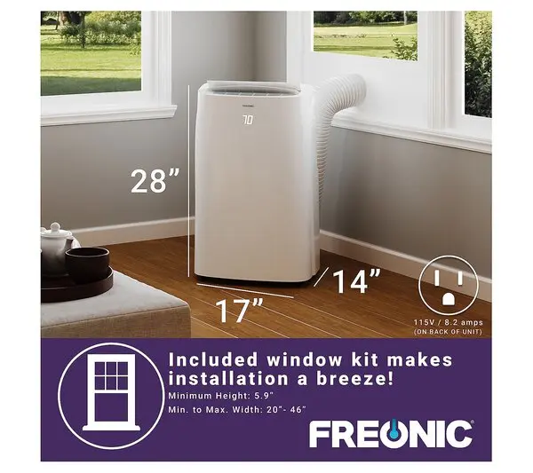FREONIC 9,000 Btu Portable Air Ditioner