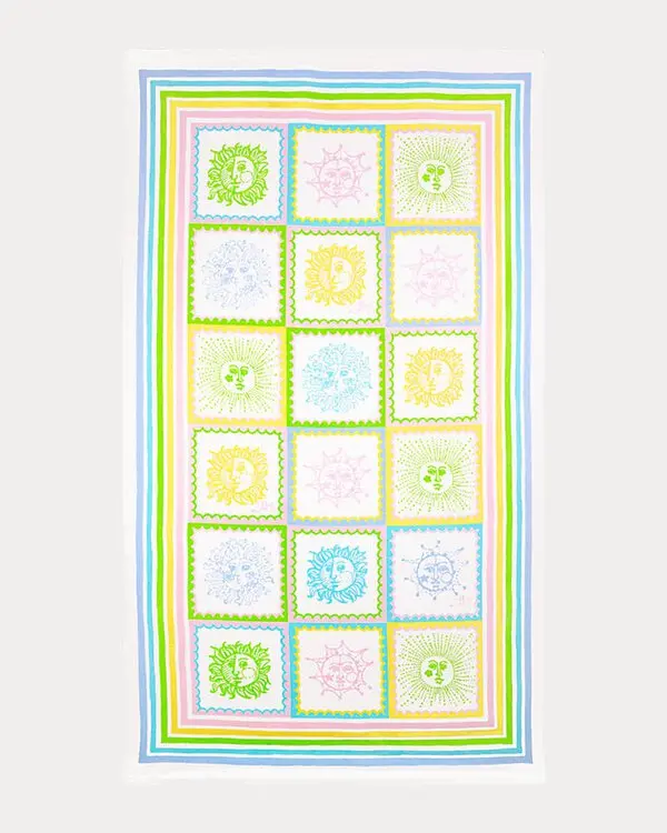 LILLY PULITZER Beach Towel - Multi Sun Tiles