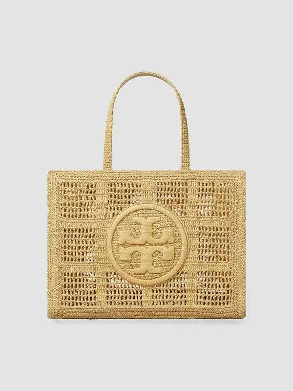 Tory Burch Ella Crochet Tote Bag - Natural