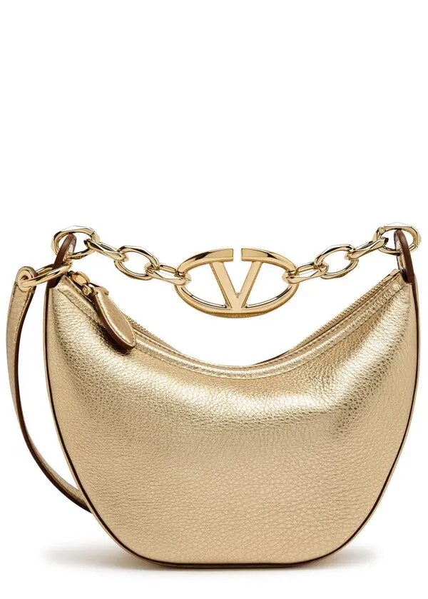 Valentino Garavani Vlogo Moon Mini Leather Top Handle Bag