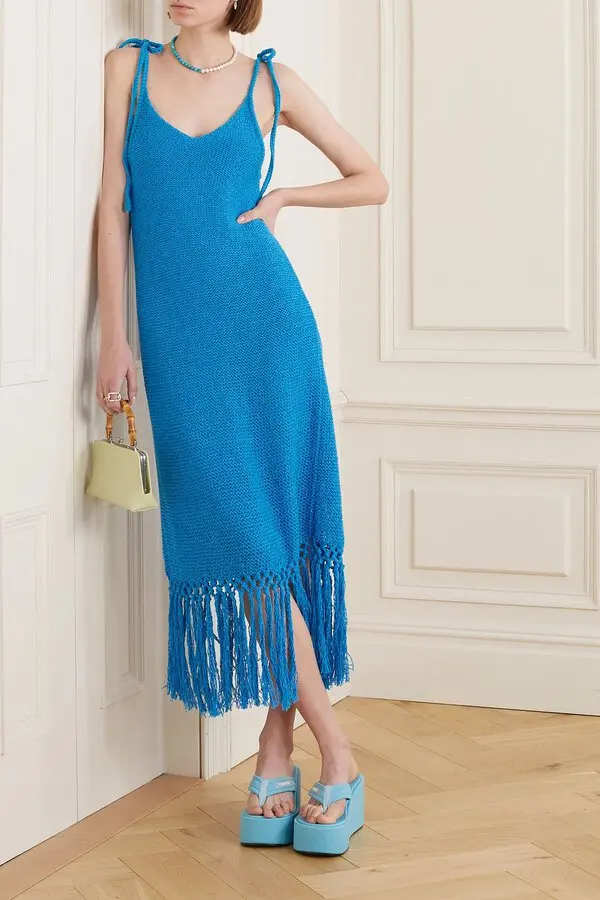 alanui crochet dress Vacation Packing Isn't Complete Without These 11 Crochet Dresses   NYCXCLOTHES