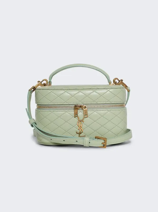 Saint Laurent Gaby Vanity Bag - Green