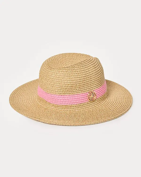 Lilly Pulitzer® Shade Seeker Straw Hat - Rousseau Pink