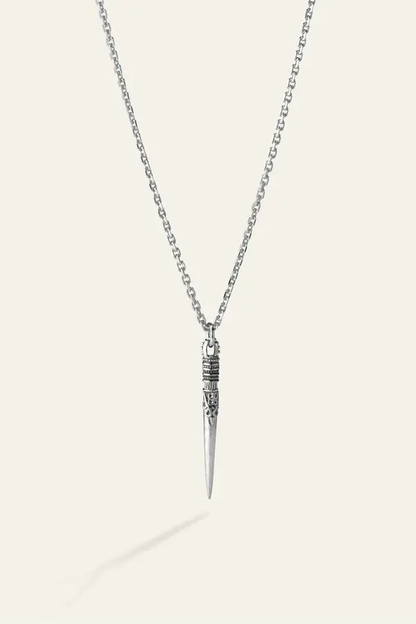 Ba&sh Nadav Pendant Necklace - Gray