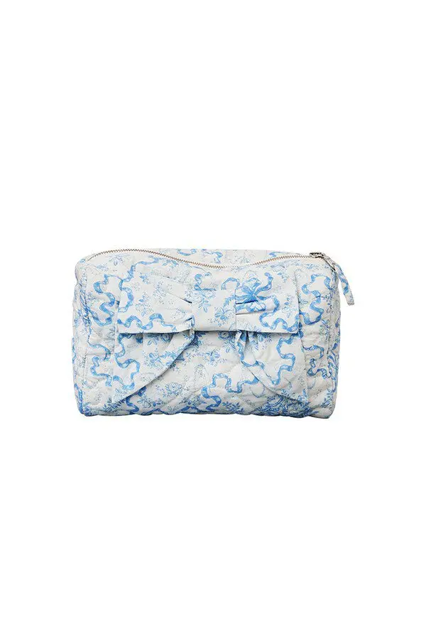 LoveShackFancy Octavia Quilted Cosmetic Bag