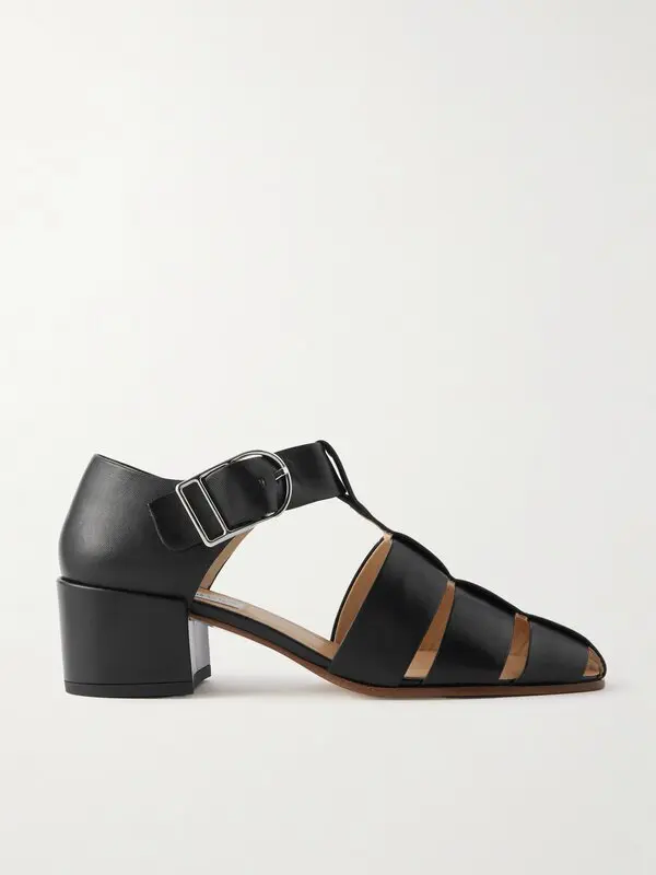 Gabriela Hearst Lyle Cutout Leather Sandals