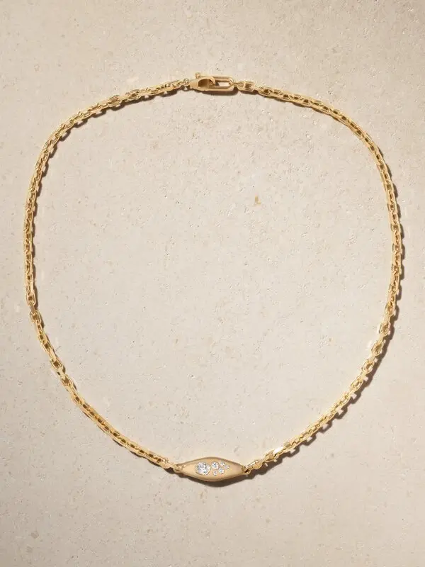 UNIFORM OBJECT Mini Vessel 18-karat Diamond Necklace