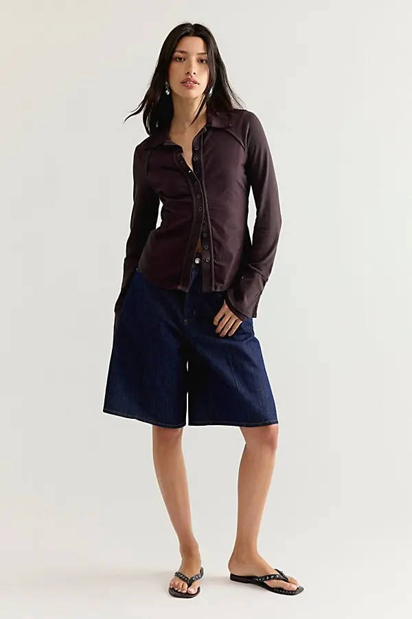 AGOLDE Nolan Denim Shorts
