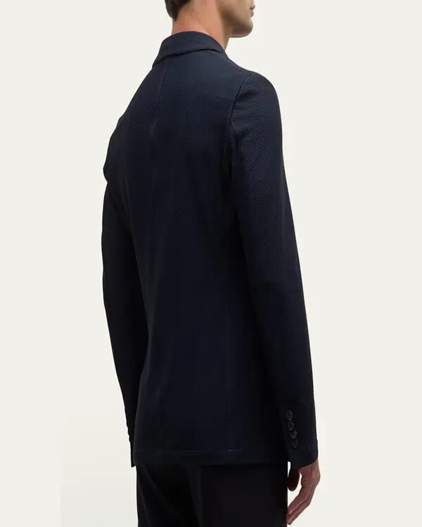 Giorgio Armani Textured Knit Sport Coat
