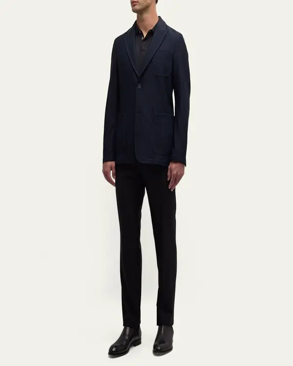 Giorgio Armani Textured Knit Sport Coat