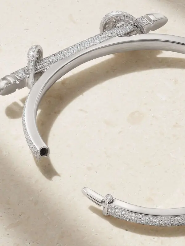 ANANYA Chakra Icon Diamond And Quartz Bangle - Gold