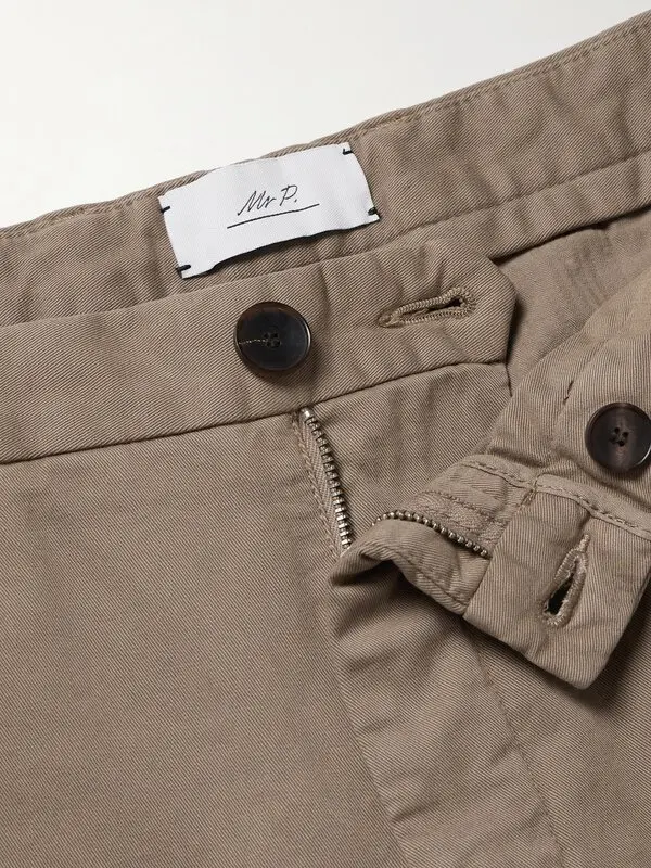 Mr P. Adam Straight-leg Twill Chinos