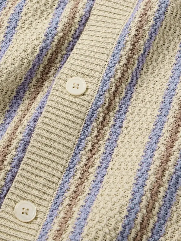 Nn07 Jackie 6636 Striped Organic Cotton Shirt