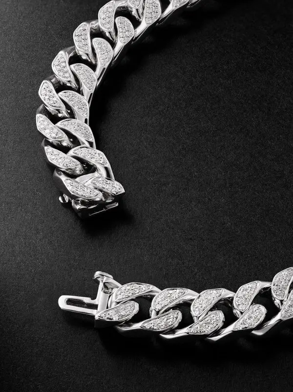 Shay 18-karat Gold Diamond Id Bracelet