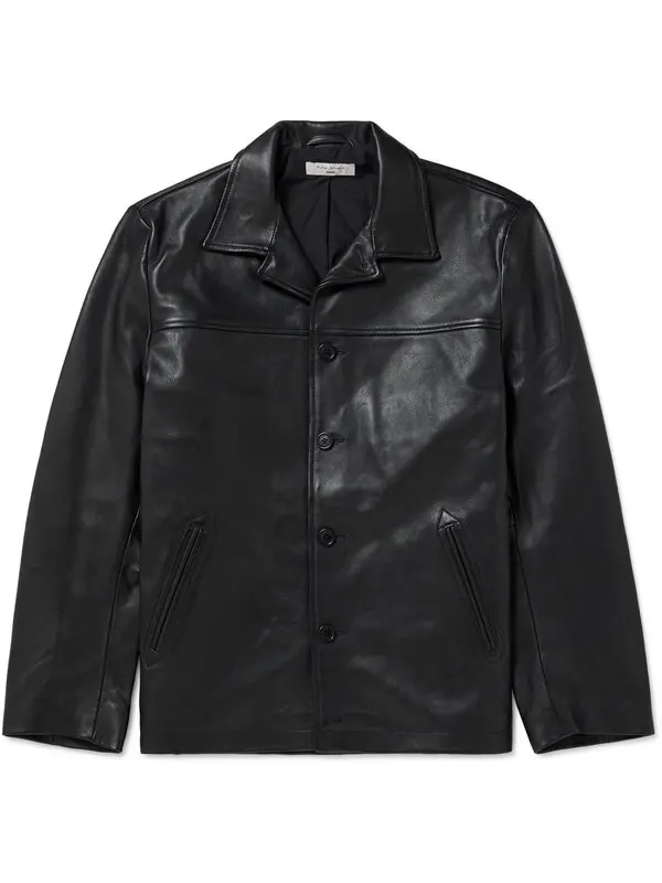 Nudie Jeans Ferry Full-grain Leather Jacket