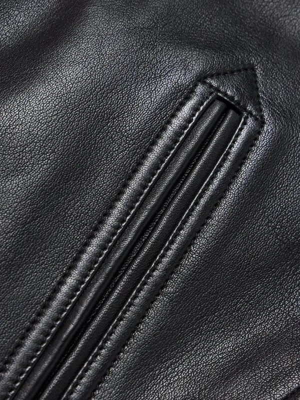 Nudie Jeans Ferry Full-grain Leather Jacket